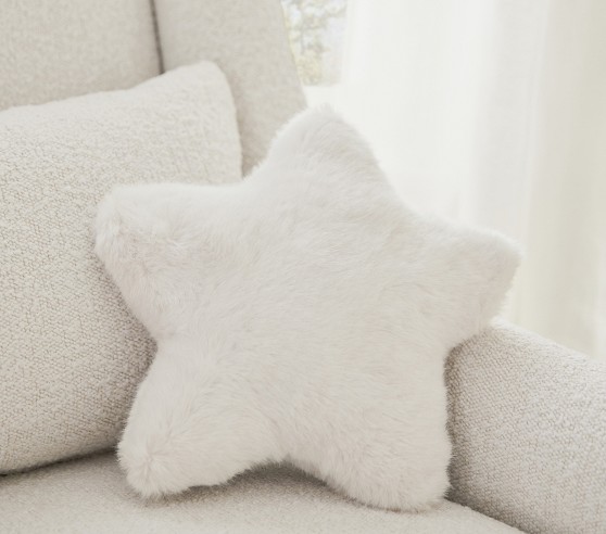 Fur Star Kids Pillow | Pottery Barn Kids