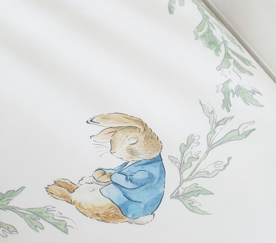 Peter Rabbit™ Picture Perfect Organic Crib Fitted Sheet | Pottery Barn Kids