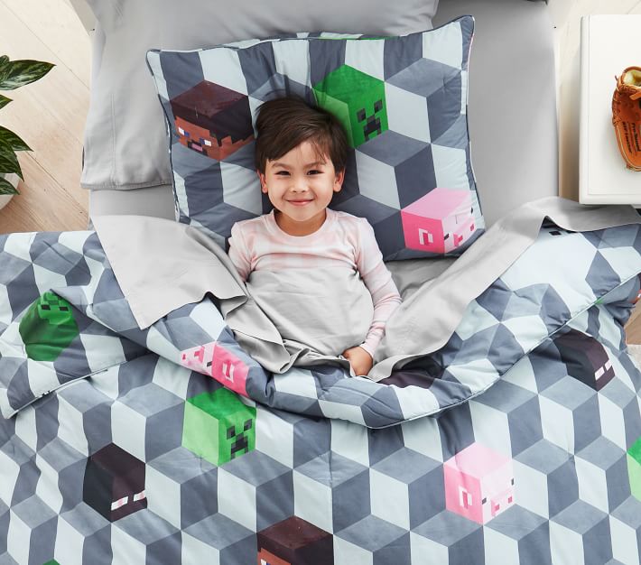 Open Box: Minecraft™ Comforter & Shams | Pottery Barn Kids