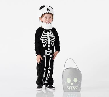 Glow-in-the-Dark Toddler Skeleton Costume | Pottery Barn Kids
