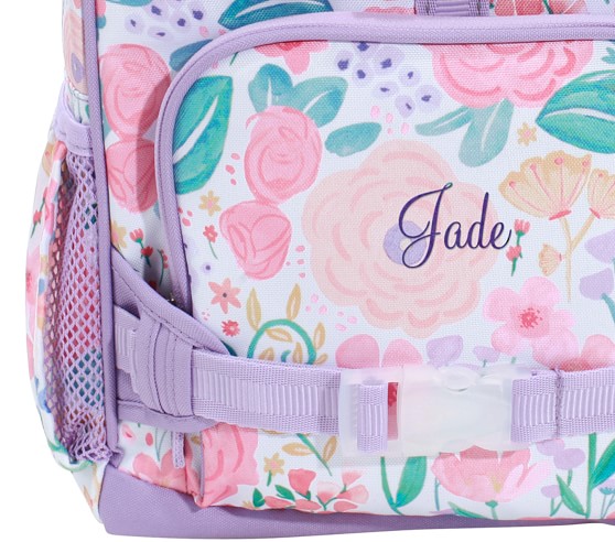 Mackenzie Lavender Floral Blooms Backpacks | Pottery Barn Kids