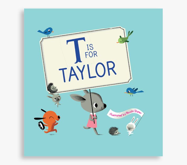 M is For Me Personalized Book, Blue Cover | Kids Books | Pottery Barn Kids