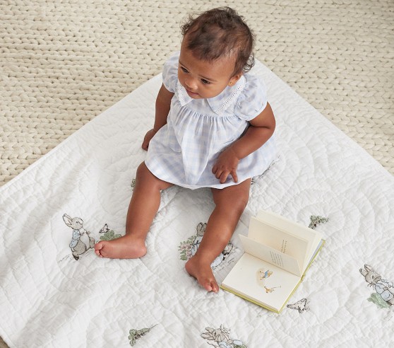 Peter Rabbit™ Baby Quilt | Pottery Barn Kids