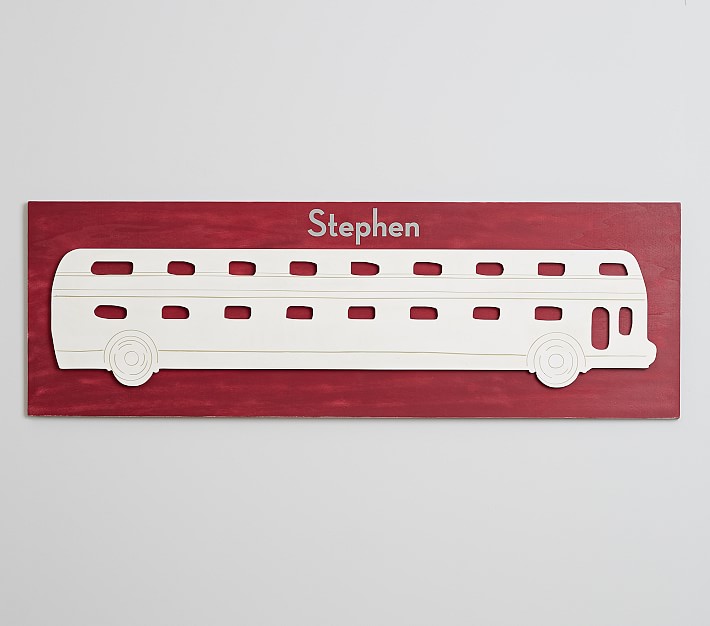Bus Plaque | Pottery Barn Kids