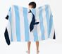 Whale Stripe Beach Towel | Pottery Barn Kids