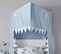 Chambray Shark Canopy | Pottery Barn Kids