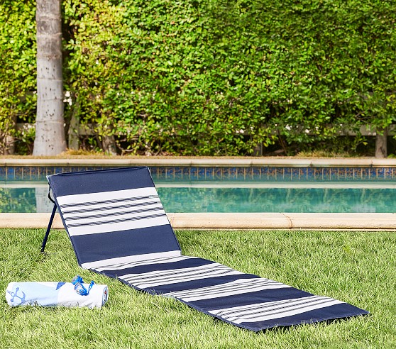Variegated Stripe Lounger | Pottery Barn Kids
