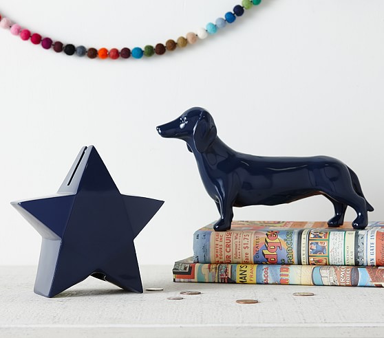 Star & Dog Coin Bank For Kids | Pottery Barn Kids
