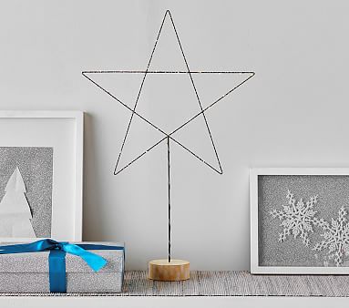 Wire Light Up Stars | Christmas Decorations | Pottery Barn Kids