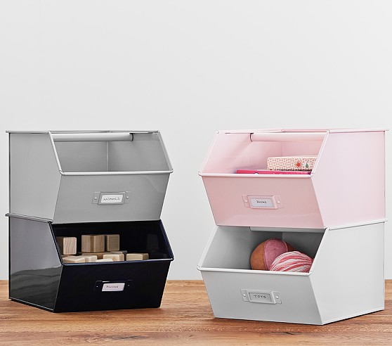 Metal Storage Trough | Kids Storage | Pottery Barn Kids