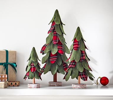 Plaid Tree Decor | Christmas Decorations | Pottery Barn Kids