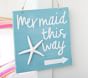 Mermaid Wall Sign | Pottery Barn Kids