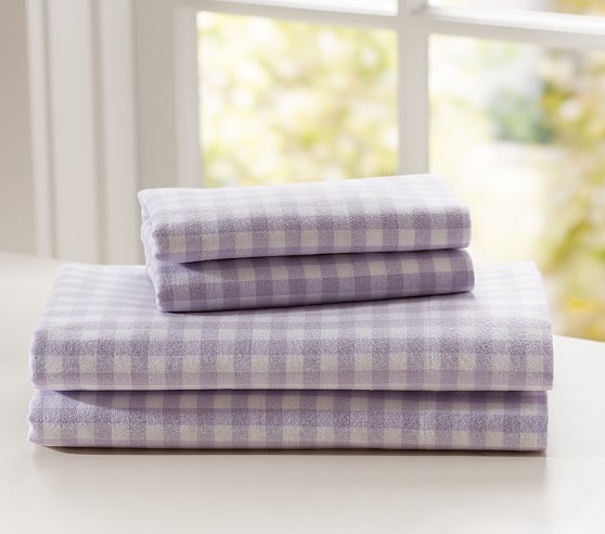 Buffalo Check Flannel Sheeting | Pottery Barn Kids