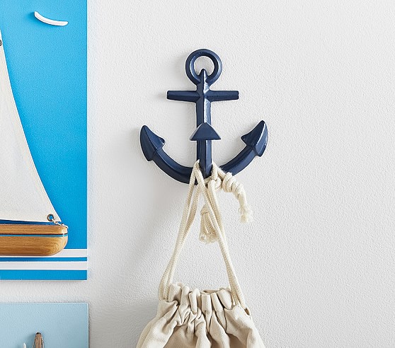 Anchor Kids Wall Hooks | Pottery Barn Kids