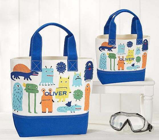 Preppy Monster Kids Tote | Pottery Barn Kids