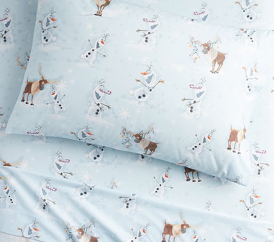 Disney Frozen Olaf Organic Kids' Sheet Set | Pottery Barn Kids