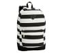 The Emily & Meritt Black/White Stripe Girls Backpack | Pottery Barn Kids