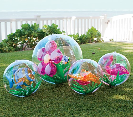 Pink Inflatable Beach Balls | Outdoor Toys | Pottery Barn Kids
