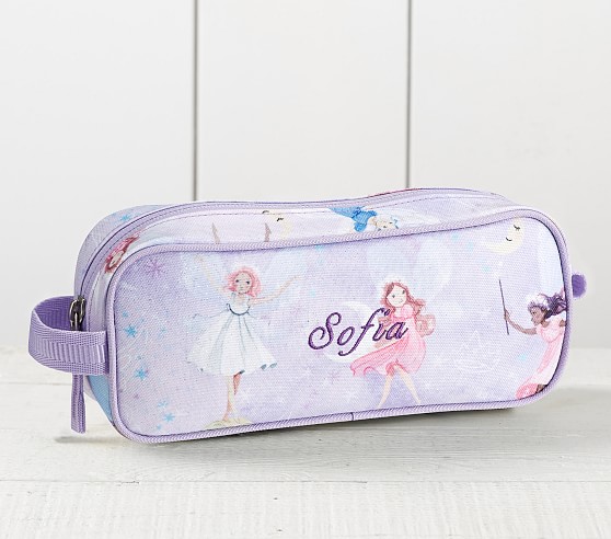 Mackenzie Lavender Magical Fairies Kids Pencil Case | Pottery Barn Kids