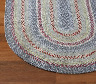 Primary Chenille Braided Rug Swatch | Pottery Barn Kids
