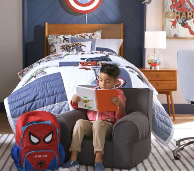 Marvel Heritage Comforter & Shams | Pottery Barn Kids