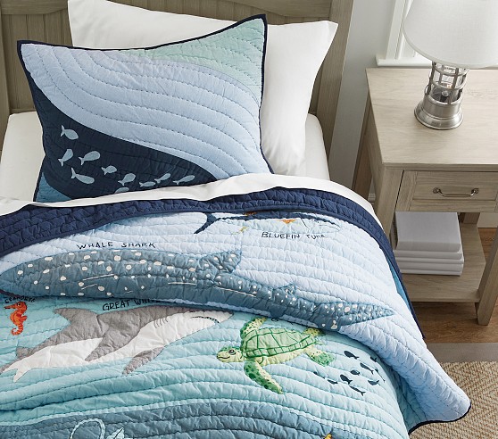 Save Our Seas Quilt & Shams | Pottery Barn Kids