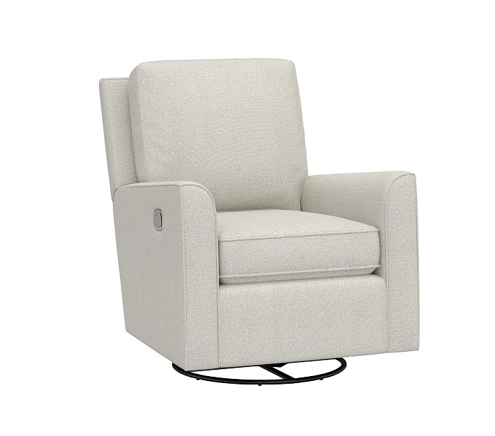 Open Box: Bedford Recliner, Performance Heathered Basketweave, Dove ...