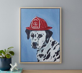 Dot the Fire Dog Art (24" x 18") | Pottery Barn Kids