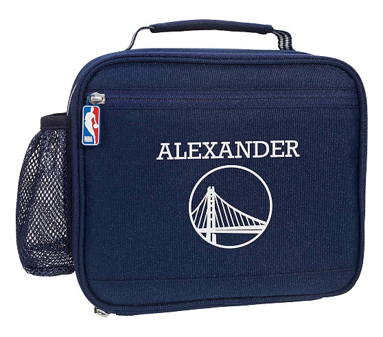 Mackenzie Navy NBA Personalized Lunch Box | Pottery Barn Kids