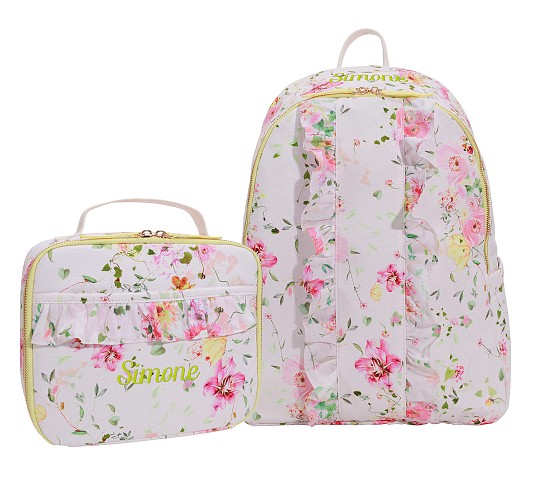 Monique Lhuillier Jolie Ruffle Backpack & Lunch Bundle, Set of 2 ...