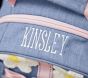 Mackenzie Blue Daisies Chenille Backpacks | Pottery Barn Kids