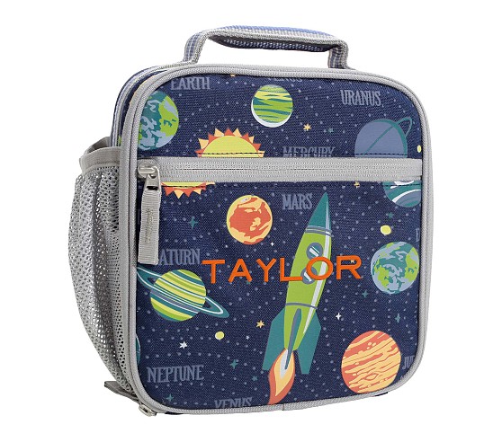 Mackenzie Navy Solar System Glow-in-the-Dark Lunch Boxes | Pottery Barn ...