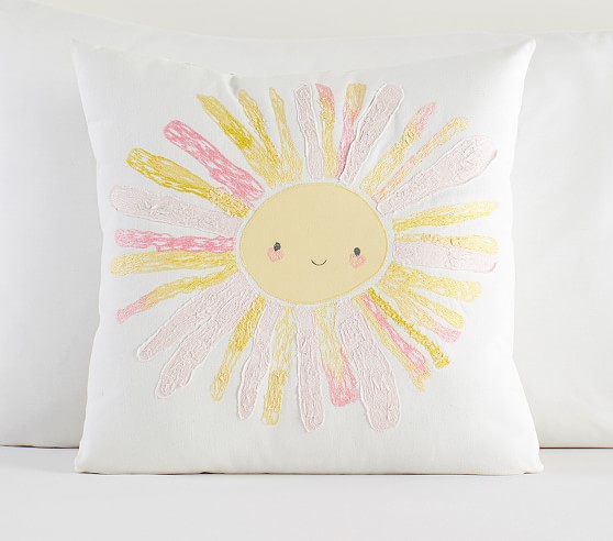 Smiling Sun Pillow | Pottery Barn Kids