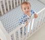 Roller Rabbit Monkey Organic Crib Fitted Sheet | Pottery Barn Kids