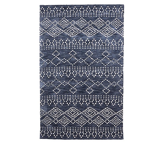 Stain-Resistant Plush Leo Moroccan Rug | Pottery Barn Kids
