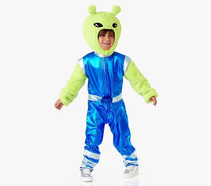 Green Alien Astronaut Light-Up Costume | Pottery Barn Kids