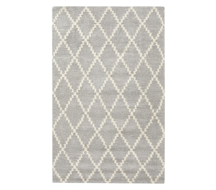 Wool Trellis Rug | Pottery Barn Kids