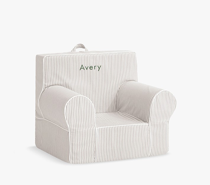 Anywhere Chair®, Oatmeal Oxford Stripe | Pottery Barn Kids