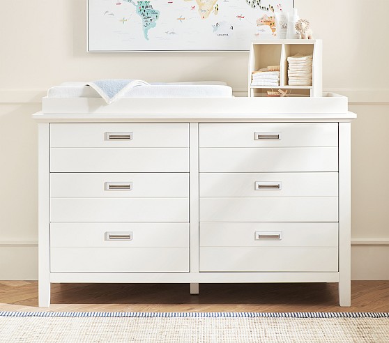 Emery 6-Drawer Dresser & Topper Set (56w x 19d") | Pottery Barn Kids