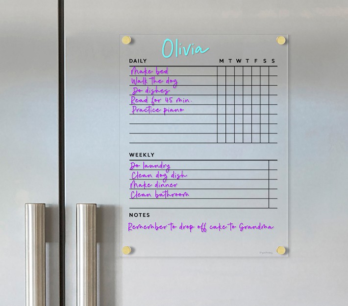 Girl Friday Chore Chart (12" x 9") | Pottery Barn Kids