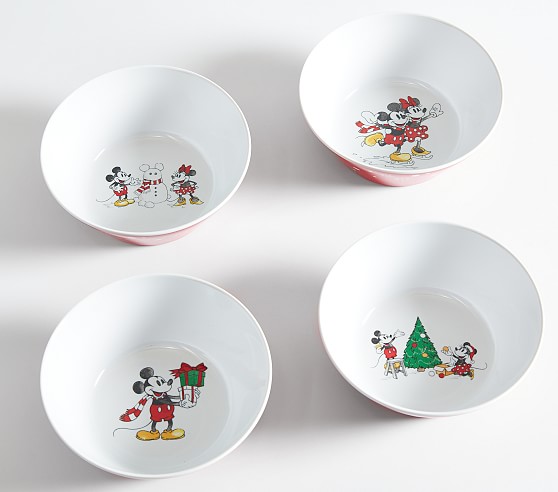 Disney Mickey Mouse Holiday Bowls | Pottery Barn Kids