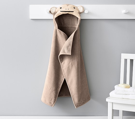 Monkey Baby Hooded Towel | Pottery Barn Kids