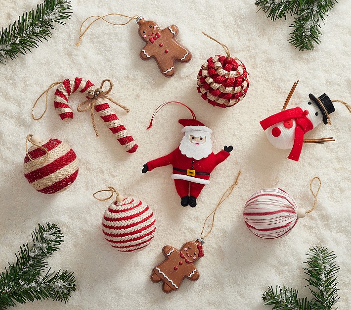 Classic Christmas Boxed Ornament Set | Pottery Barn Kids