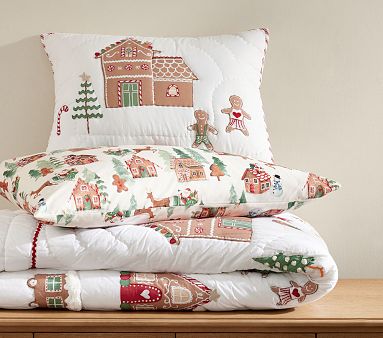 Gingerbread Bedding Set | Pottery Barn Kids