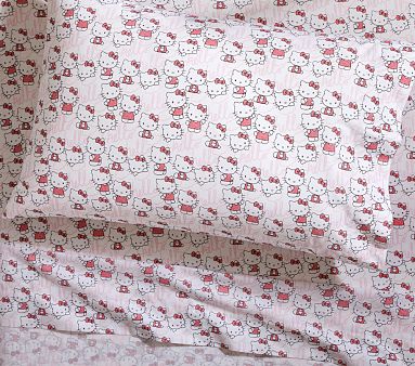 Hello Kitty® Sheet Set | Pottery Barn Kids