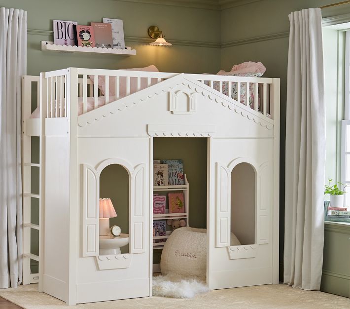 Penny Playhouse Loft Bed Pottery Barn Kids