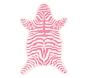 Zebra Shaped Rug - Pink | Patterned Rugs | Pottery Barn Kids