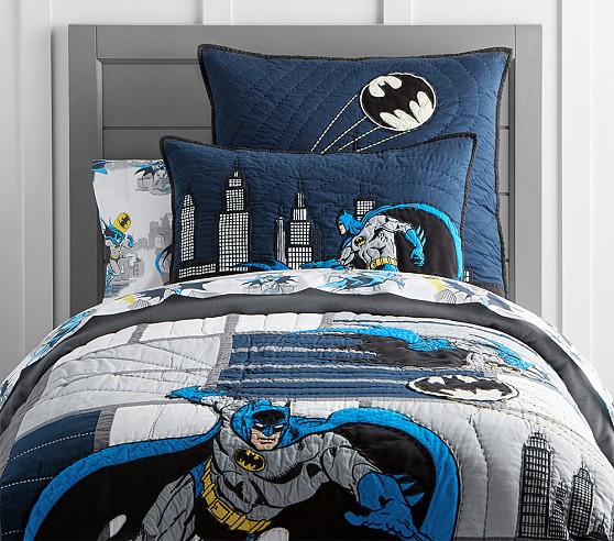 BATMAN™ Cityscape Kids' Comforter Set | Pottery Barn Kids