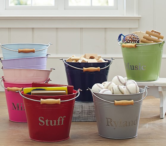 Galvanized Bucket | Kids Storage | Pottery Barn Kids