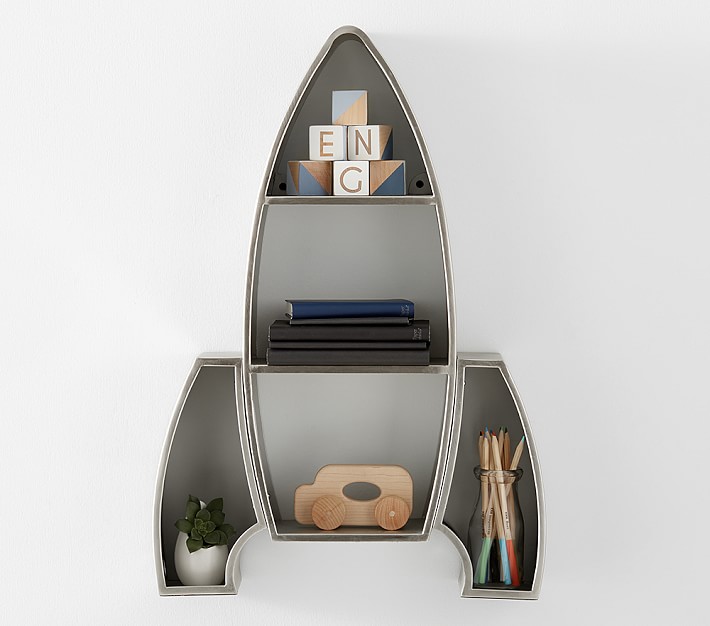 Jumbo Rocket Kids Shelf | Pottery Barn Kids